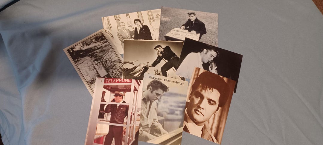 Vintage Elvis Presley Postcards -9 Cards- Mid South Products- Vintage ...
