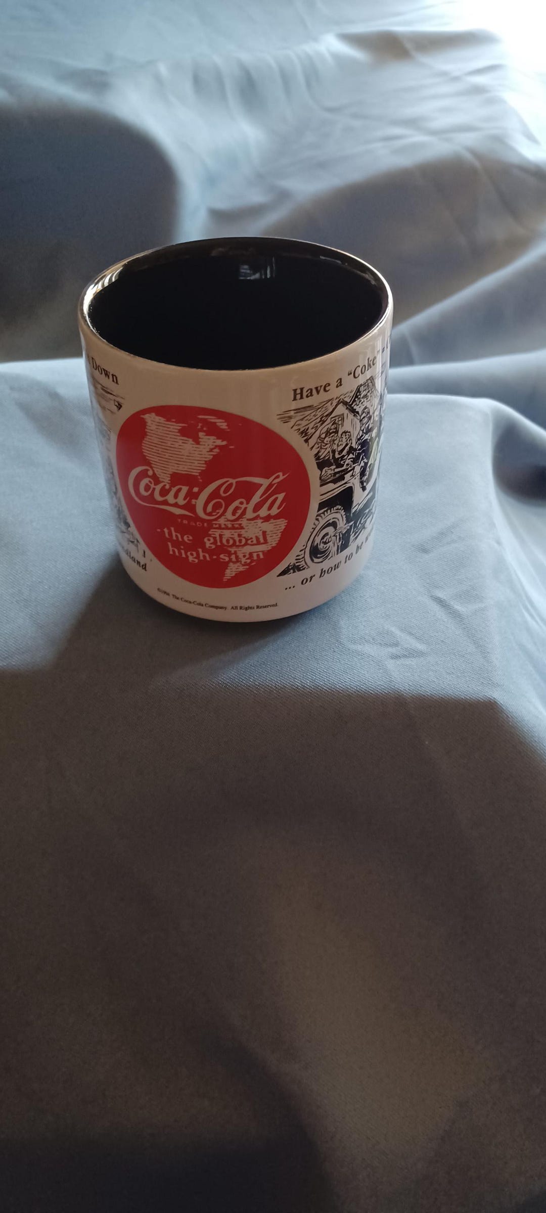 Coca Cola Mug- 1940's Military Theme Mug- Global High Sign Mug ...