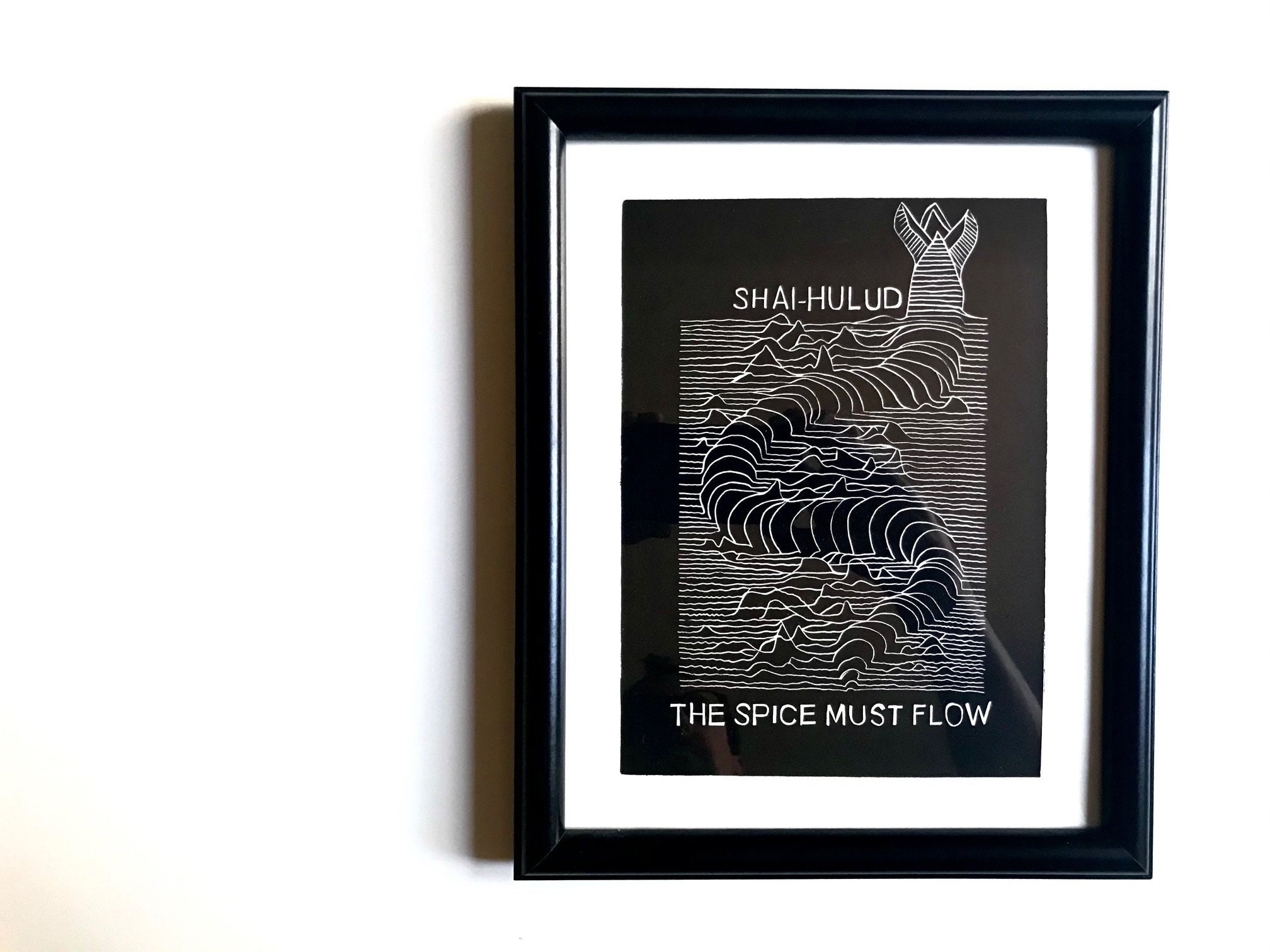 Dune Joy Division Linocut Print - Etsy