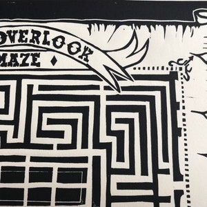 The Shining Overlook Hotel Hedge Maze Map - Etsy