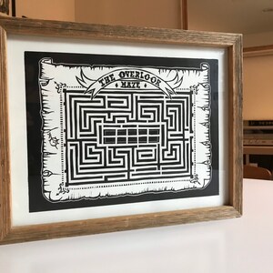 The Shining Overlook Hotel Hedge Maze Map - Etsy