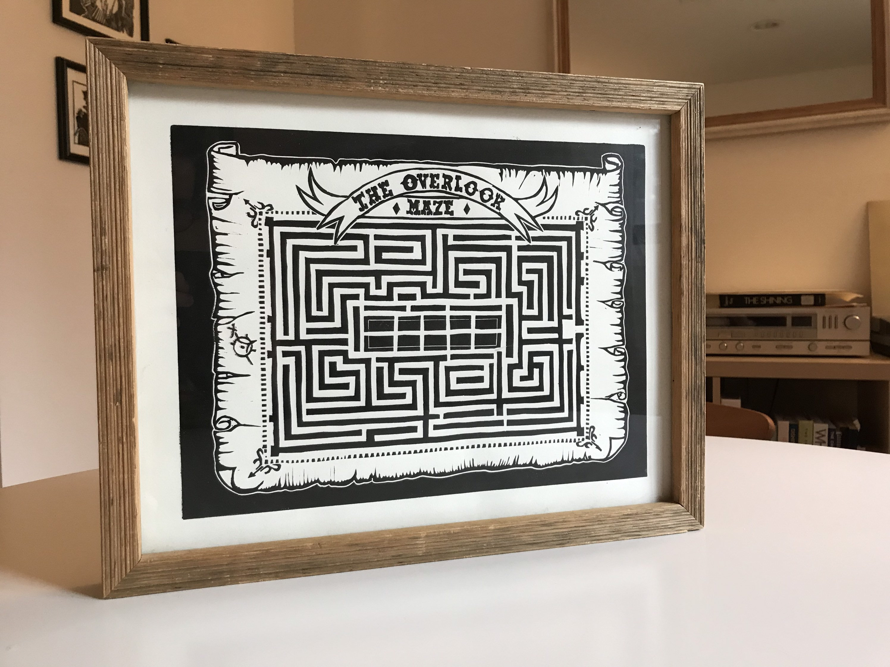 The Shining Overlook Hotel Hedge Maze Map - Etsy