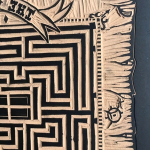 The Shining Overlook Hotel Hedge Maze Map - Etsy