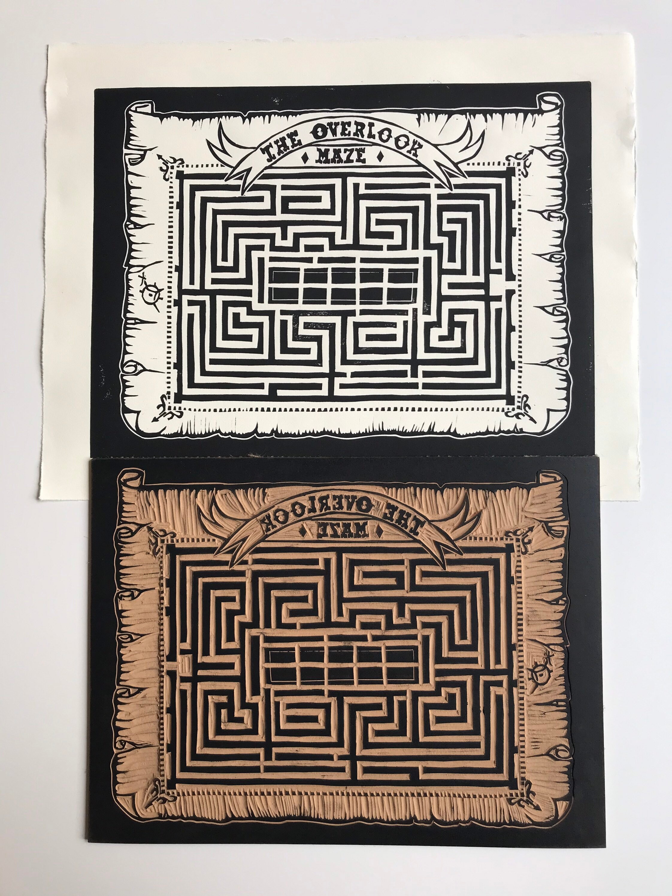 The Shining Overlook Hotel Hedge Maze Map - Etsy