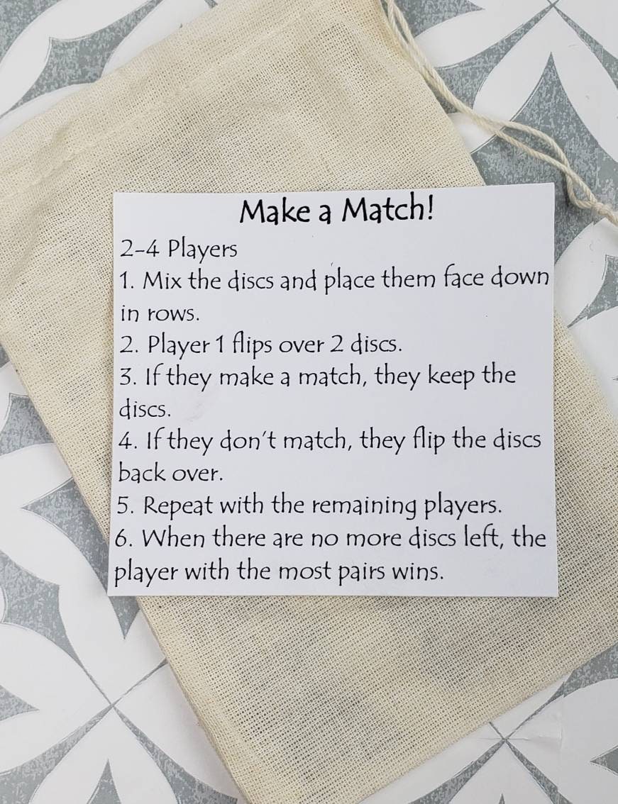 Under The Sea Make a Match Game Wooden Matching Game Memory | Etsy