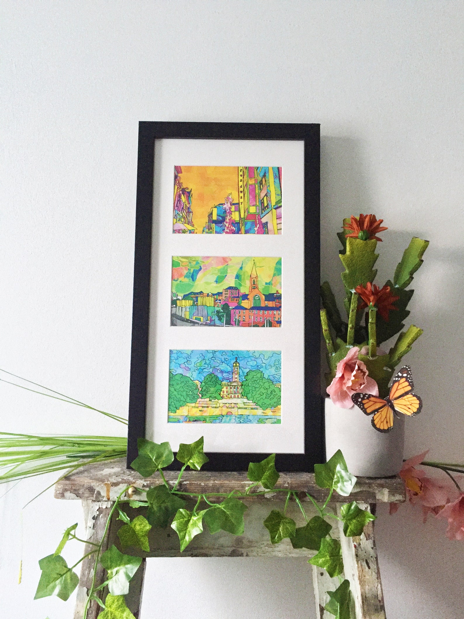 Nottingham Skyline Postcard Nottingham Contemporary Gallery - Etsy UK