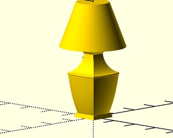 Table Lamp Stl File - Etsy