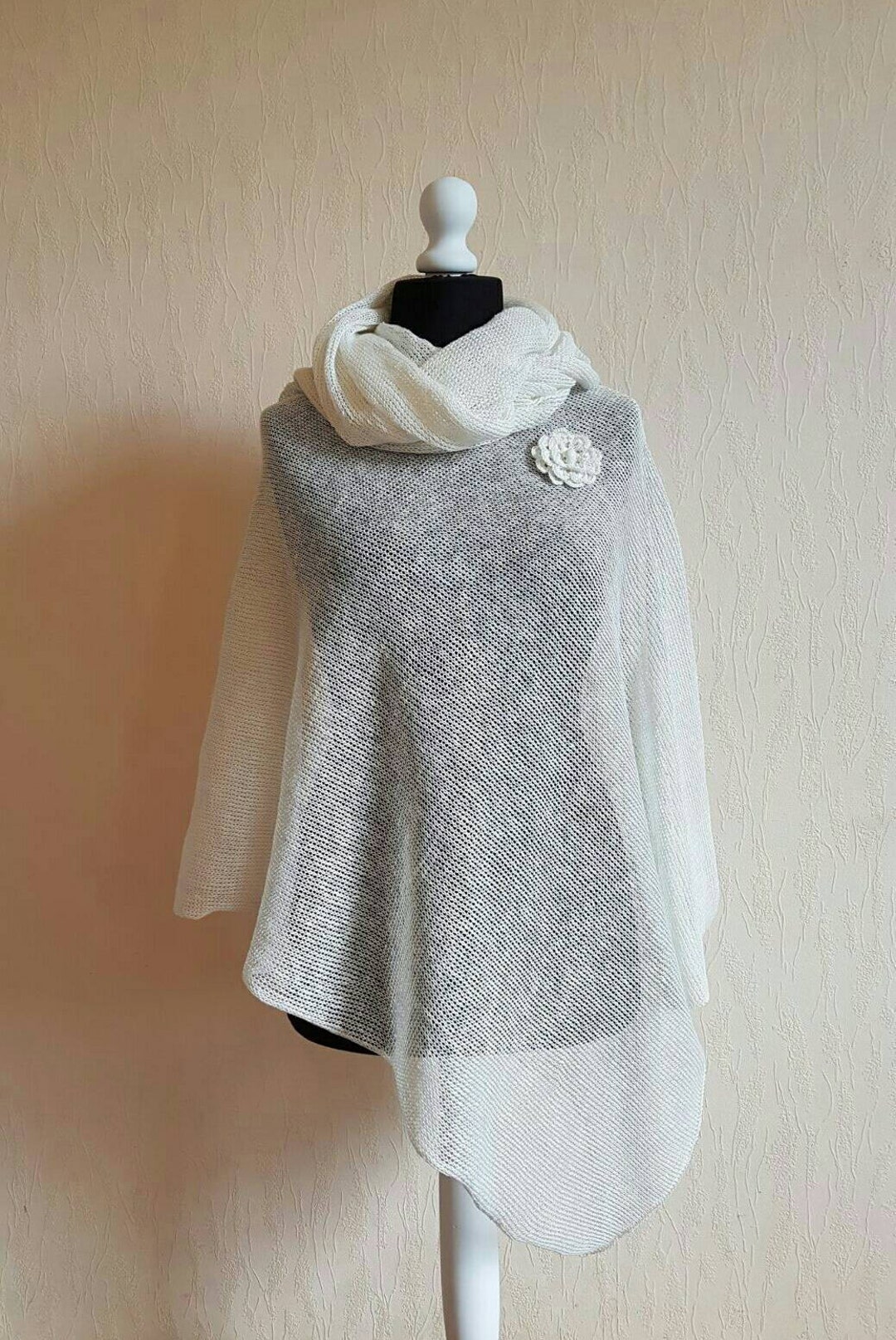 Women Ponchos, Linen Poncho, Knit Poncho, Wedding Poncho, Bridal Poncho ...
