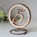 Set of Wooden Table Numbers, Rustic Table Numbers for Barn and Country ...