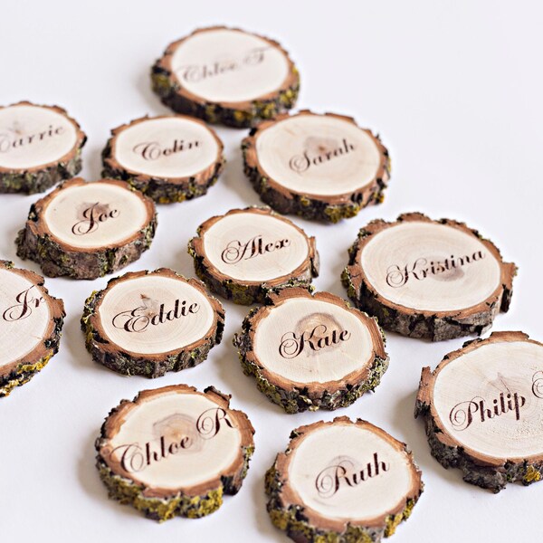 Rustic Place Cards - Etsy