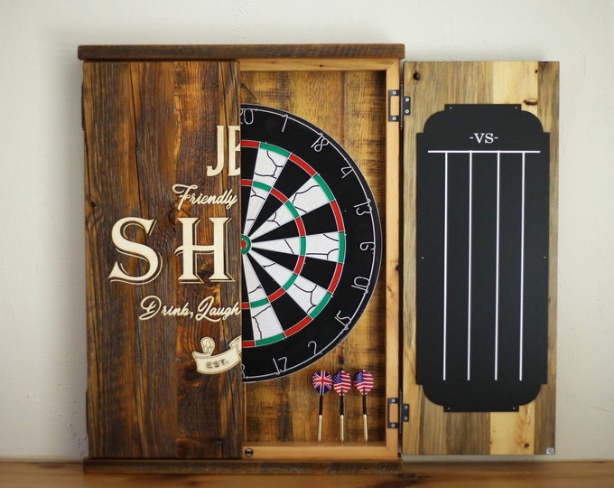 Handmade Rustic Dartboard Backboard Surround Dart Made From Reclaimed ...