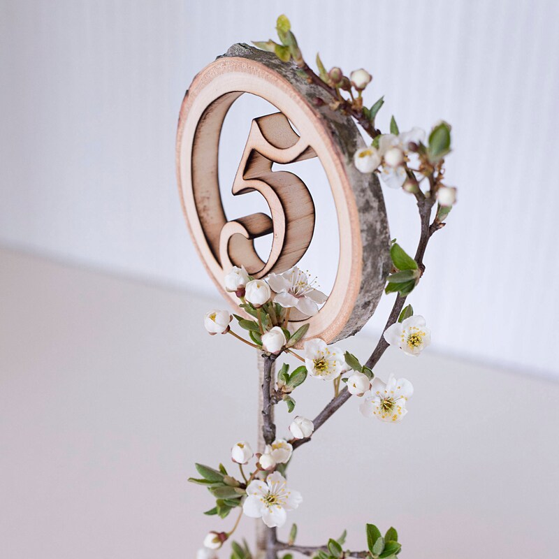 Rustic Table Numbers - Etsy