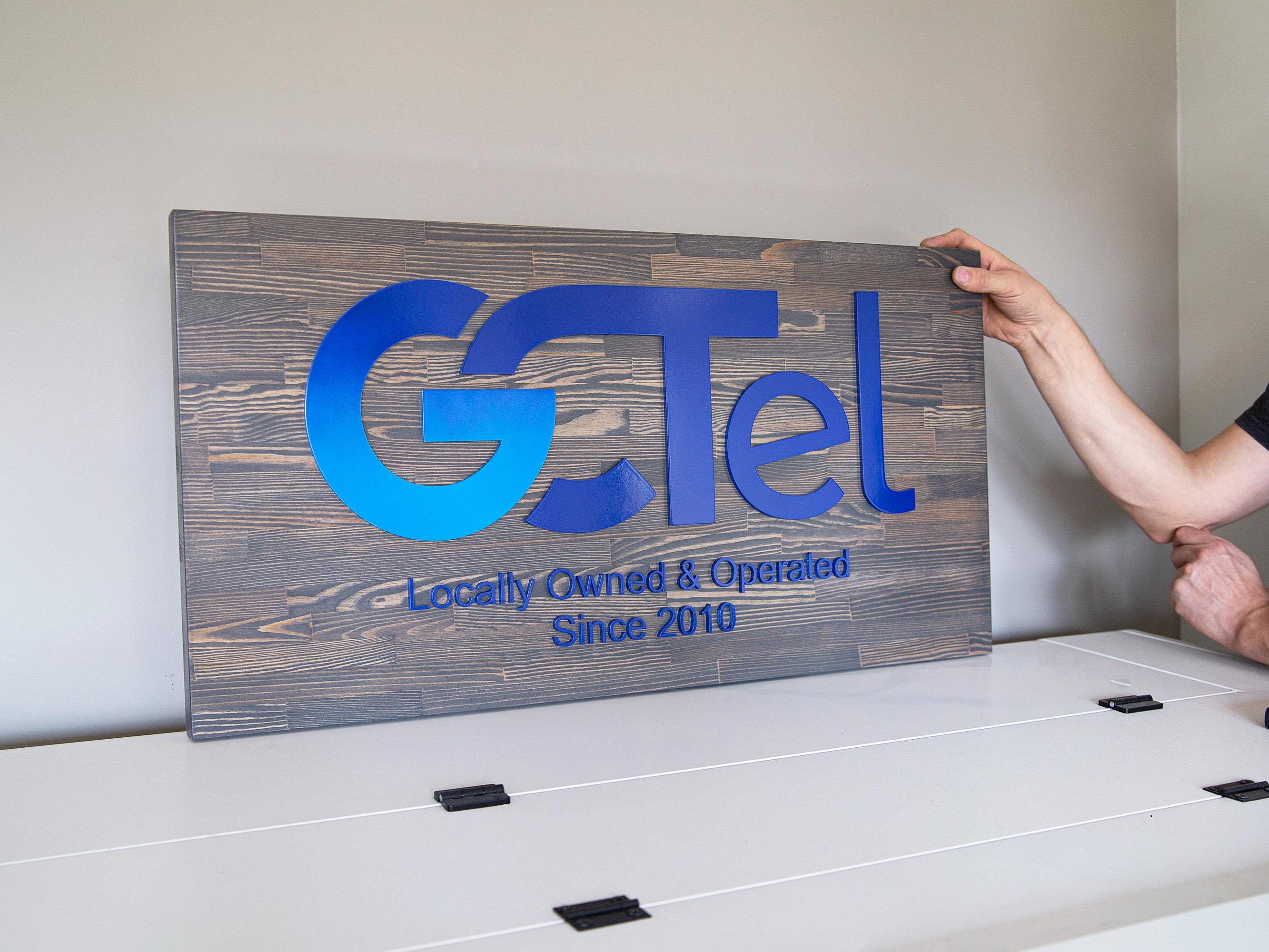 Custom 3D Wood Business Sign: Solid Wood, Laser-cut Logo - Etsy