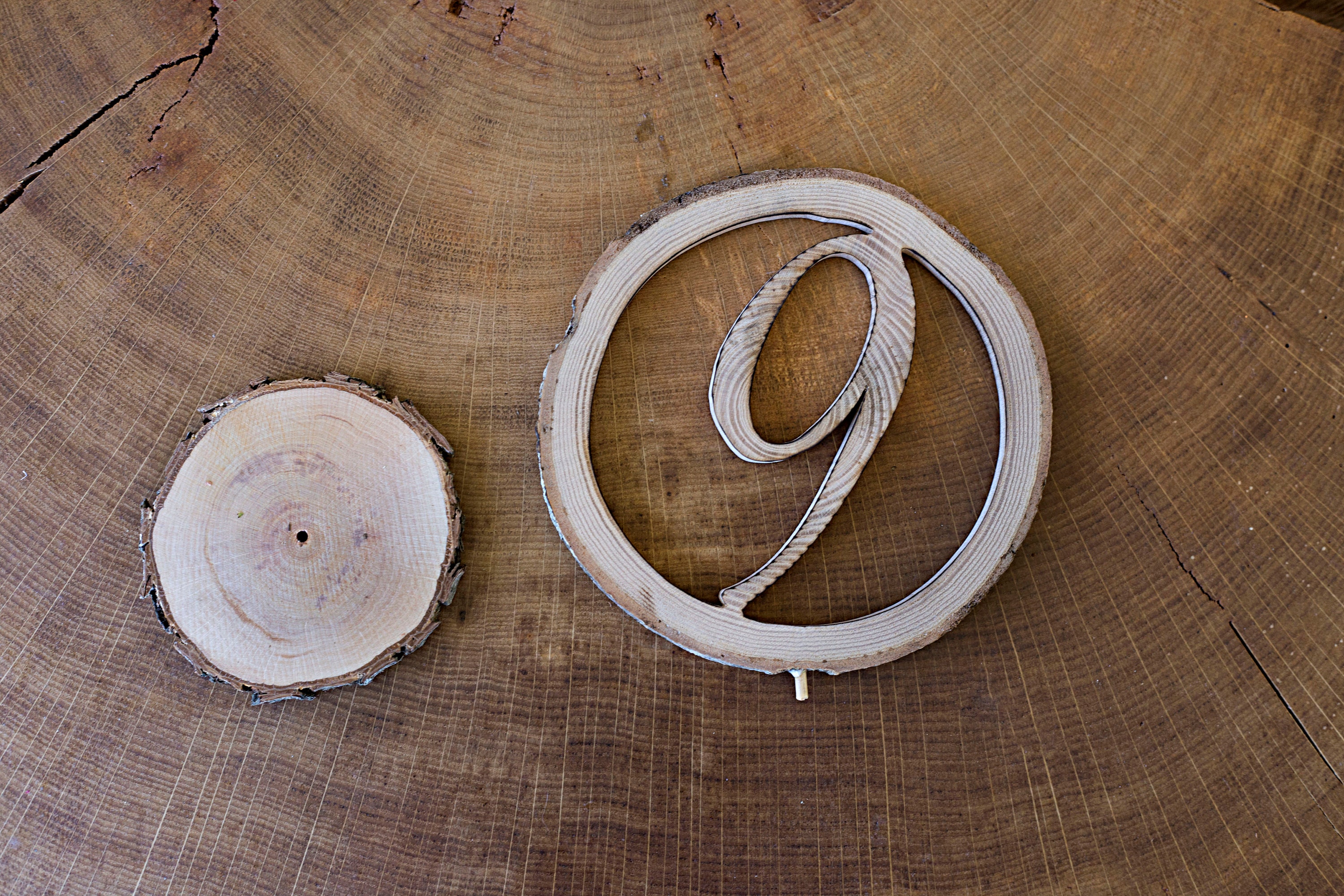 Wood Slice Rustic Wedding Table Numbers | Etsy