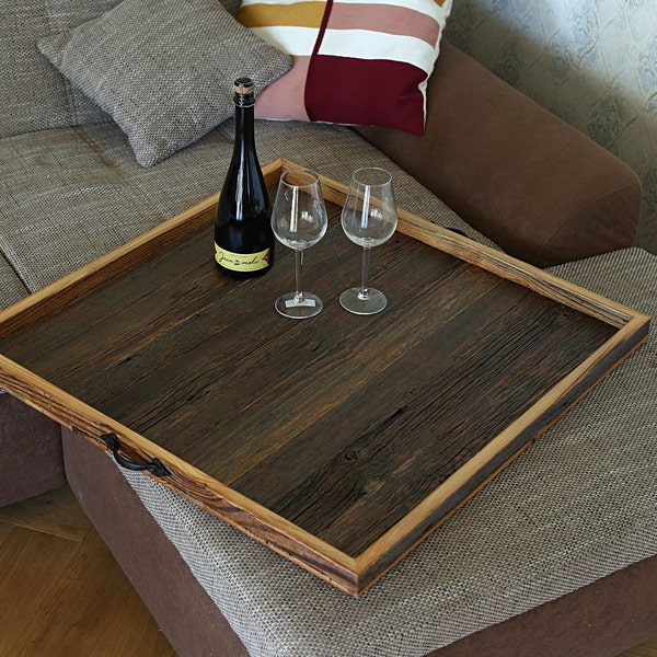 Reclaimed Wood Tray - Etsy