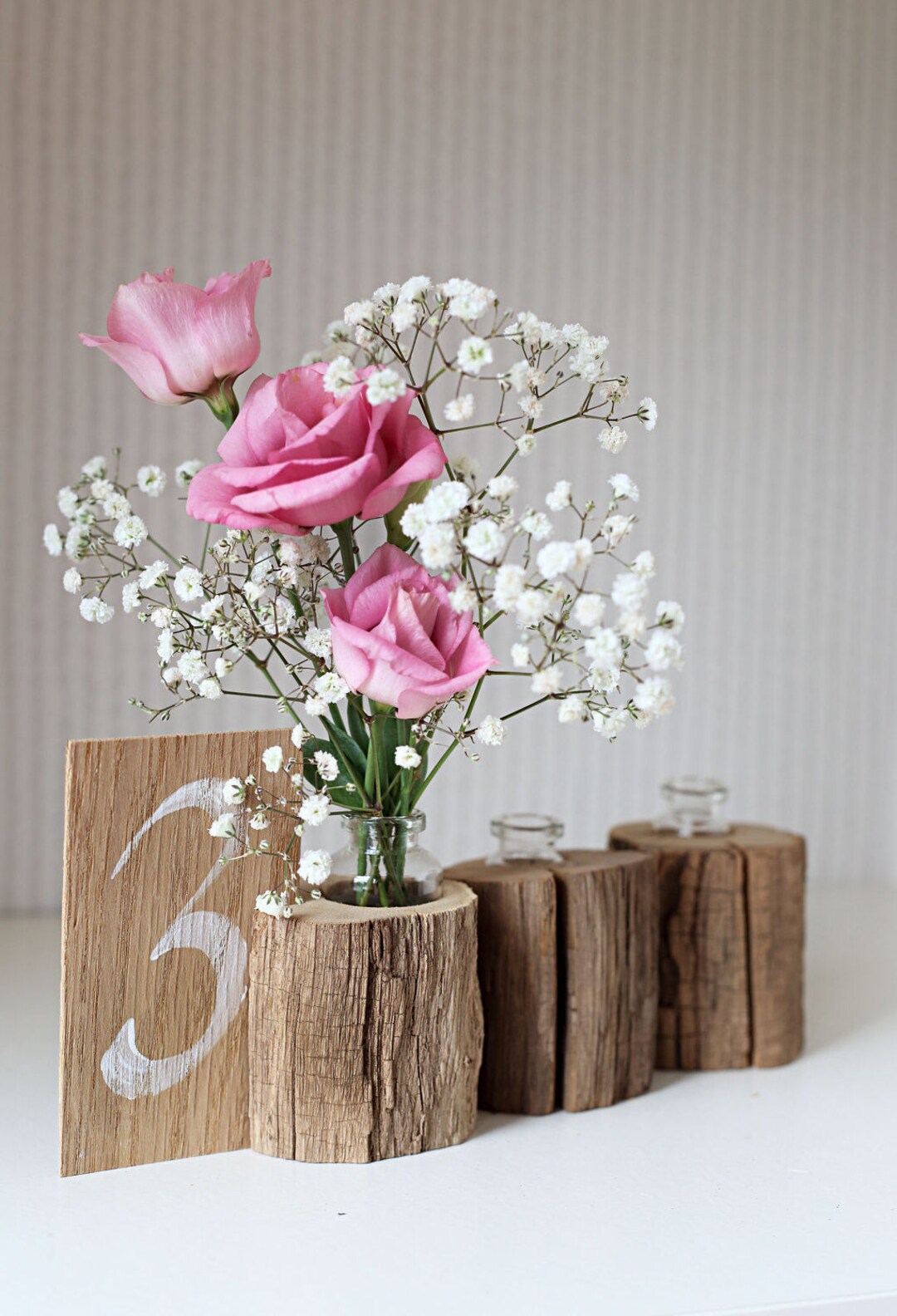 Rustic Wedding Card Holder, Table Number Holder, Vase Centerpieces ...