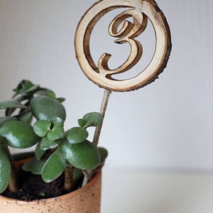 Wood Table Numbers Rustic Table Numbers Table Number Ideas Table Number ...