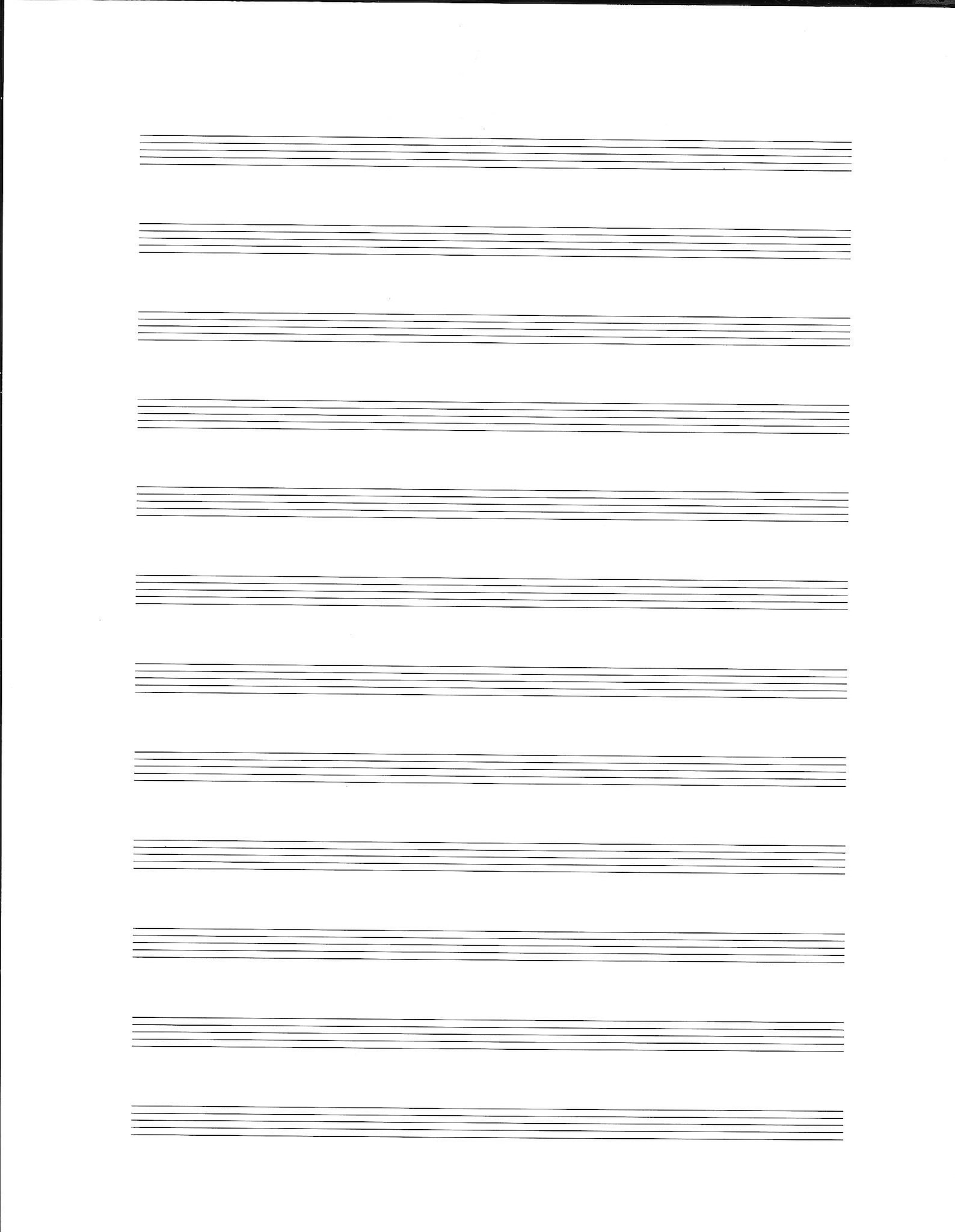 25 Sheets Blank 12 Stave Music Manuscript Paper | Etsy