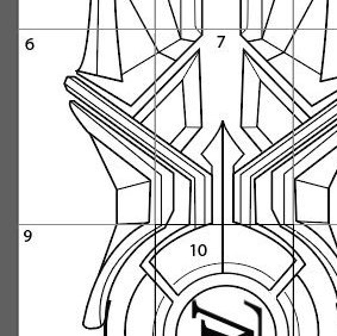 PRESTIGE SENNA League of Legends Printable Template Prop, Stickers ...