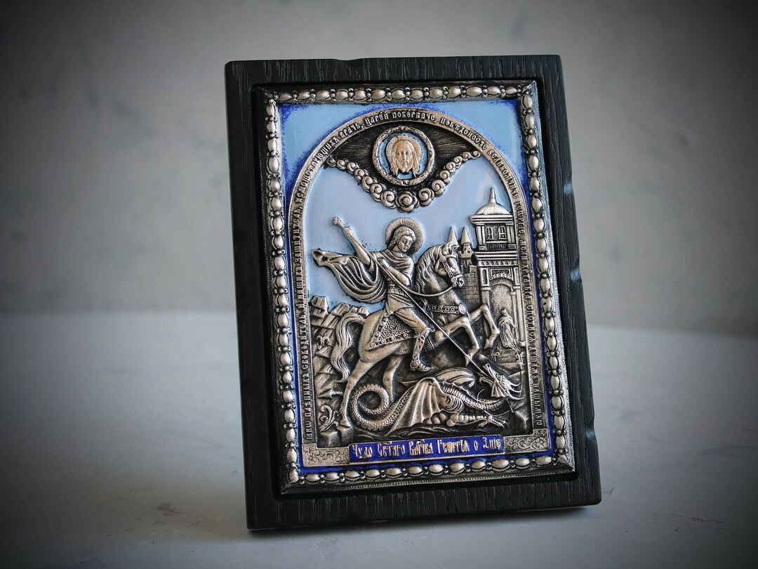 Saint George Icon, Orthodox Russian Icon, St George's Day, St George ...