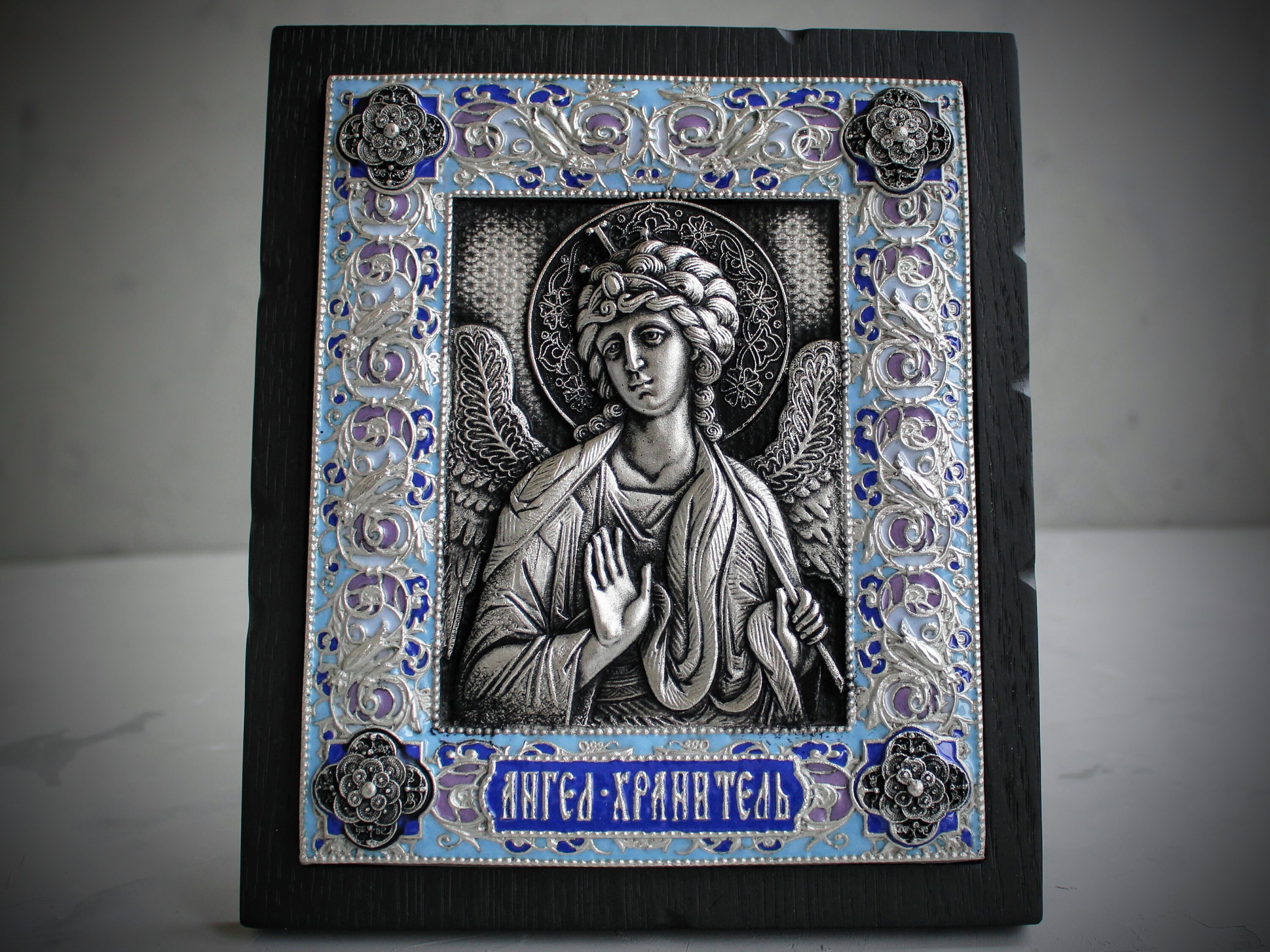 Guardian Angel Icon Orthodox Icon of a Guardian Angel Holy - Etsy