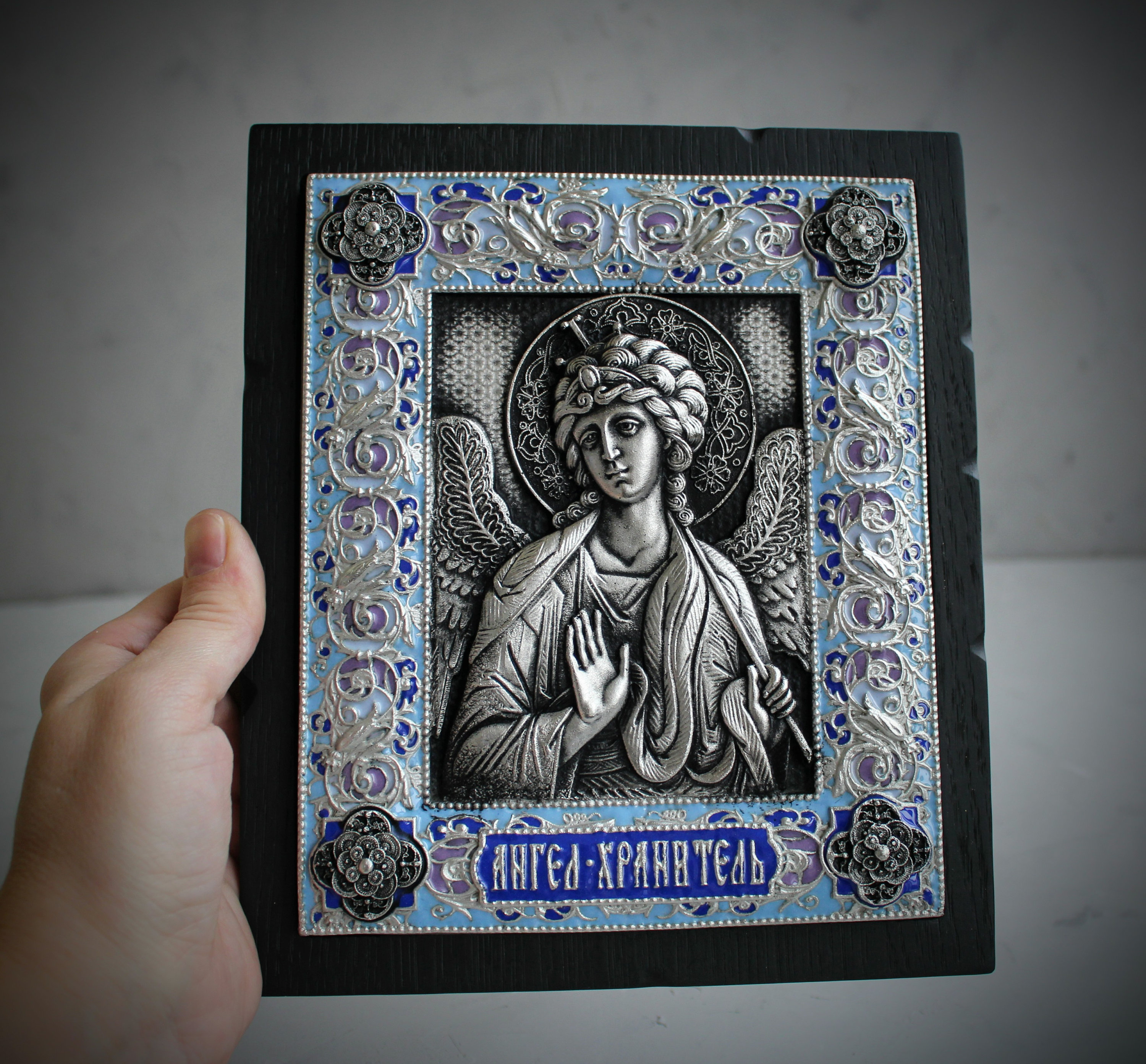 Guardian Angel Icon Orthodox Icon of a Guardian Angel Holy - Etsy