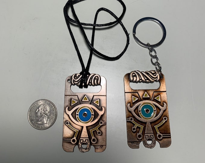 Zelda Breath of the Wild Sheikah Slate Keychain or Necklace - BOTW ...