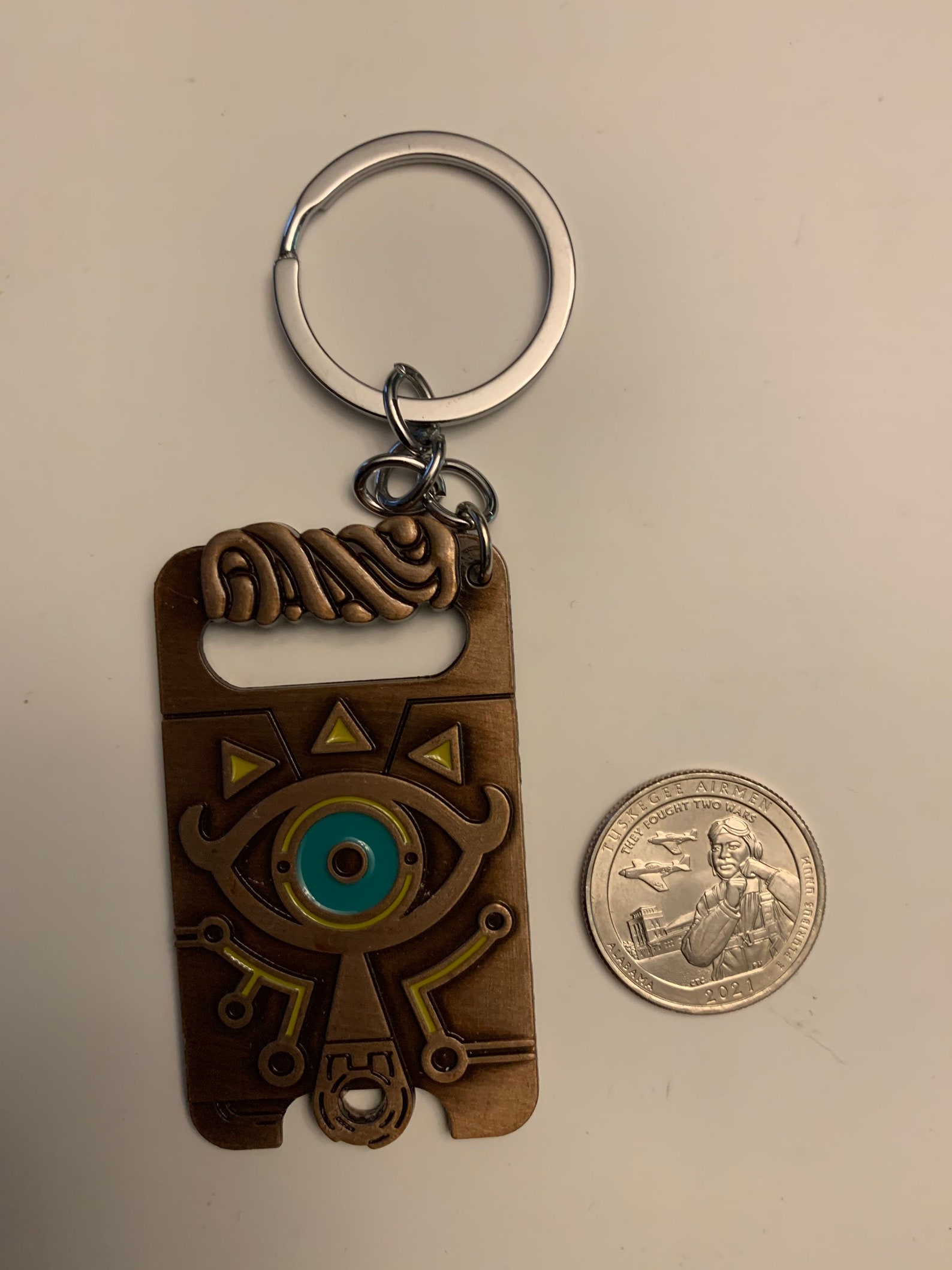 Zelda Breath of the Wild Sheikah Slate Keychain or Necklace - Etsy