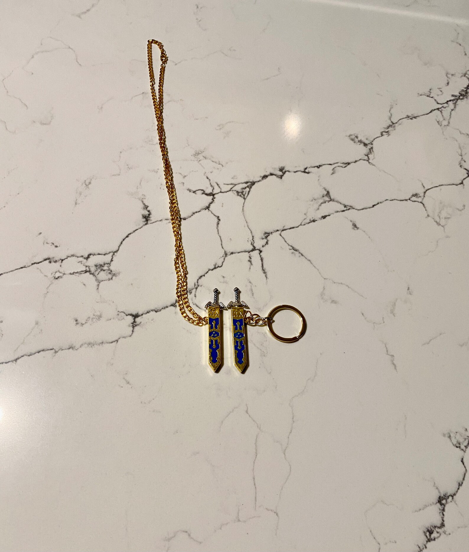 Zelda Master Sword Necklace or Keychain With Removable Sword - Etsy