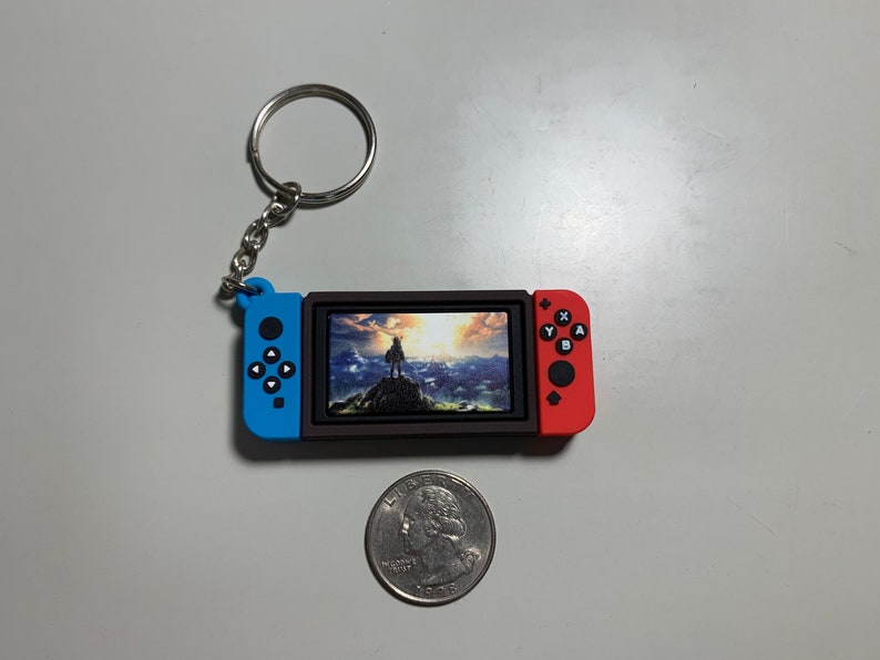 Zelda Breath of the Wild Keychain Nintendo Switch Link | Etsy