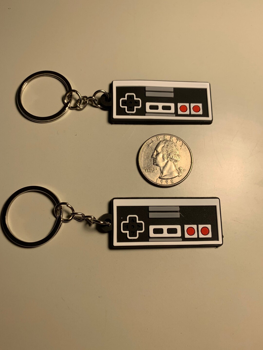 Nintendo Style Game Controller Keychain Set of 2 - Perfect Video Game ...