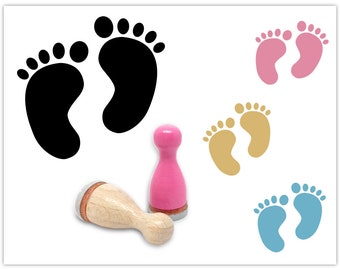 Baby feet stamps | Etsy