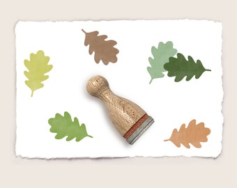 Leaf Rubber Stamp | Etsy