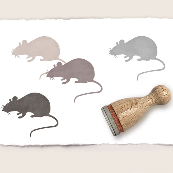 Mouse Rubber Stamp - Etsy