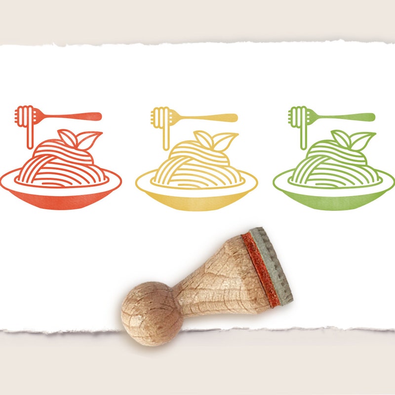 Pasta Stamp - Etsy