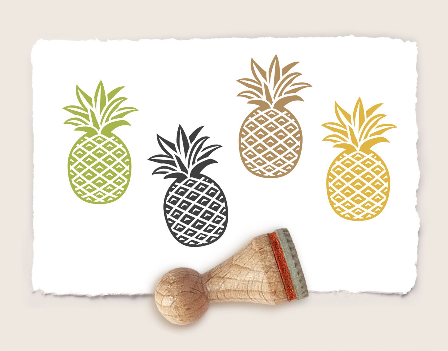 Pineapple Mini Stamp bullet journal stamp planner stamp Fruit organizer ...