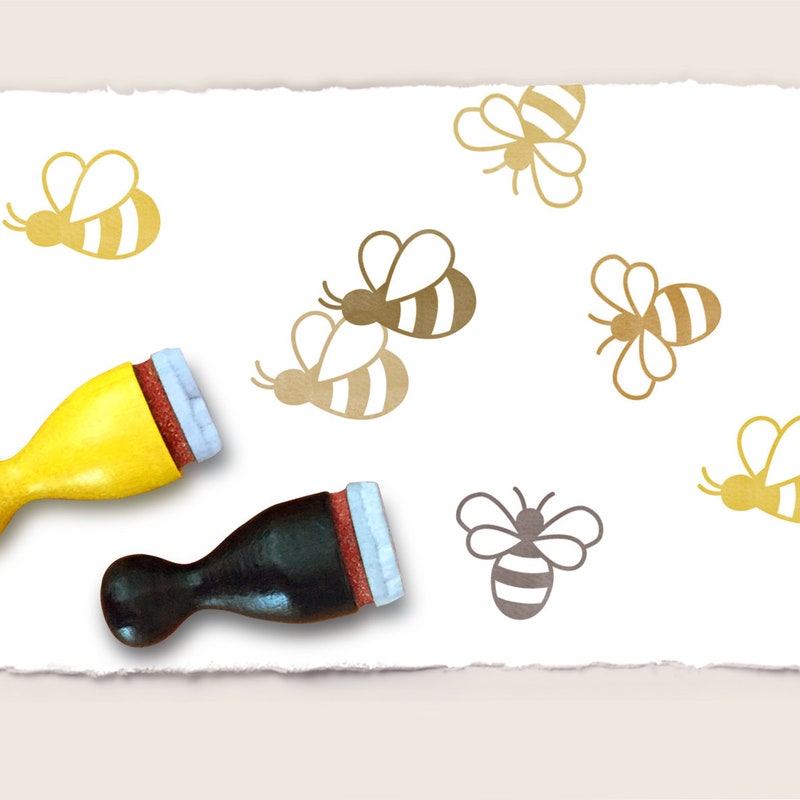 Custom Bee Stamp - Etsy