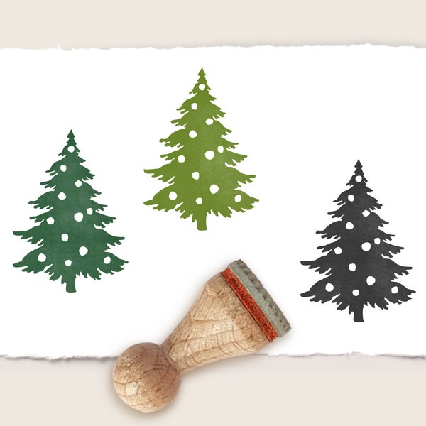 Tree Rubber Stamp - Etsy