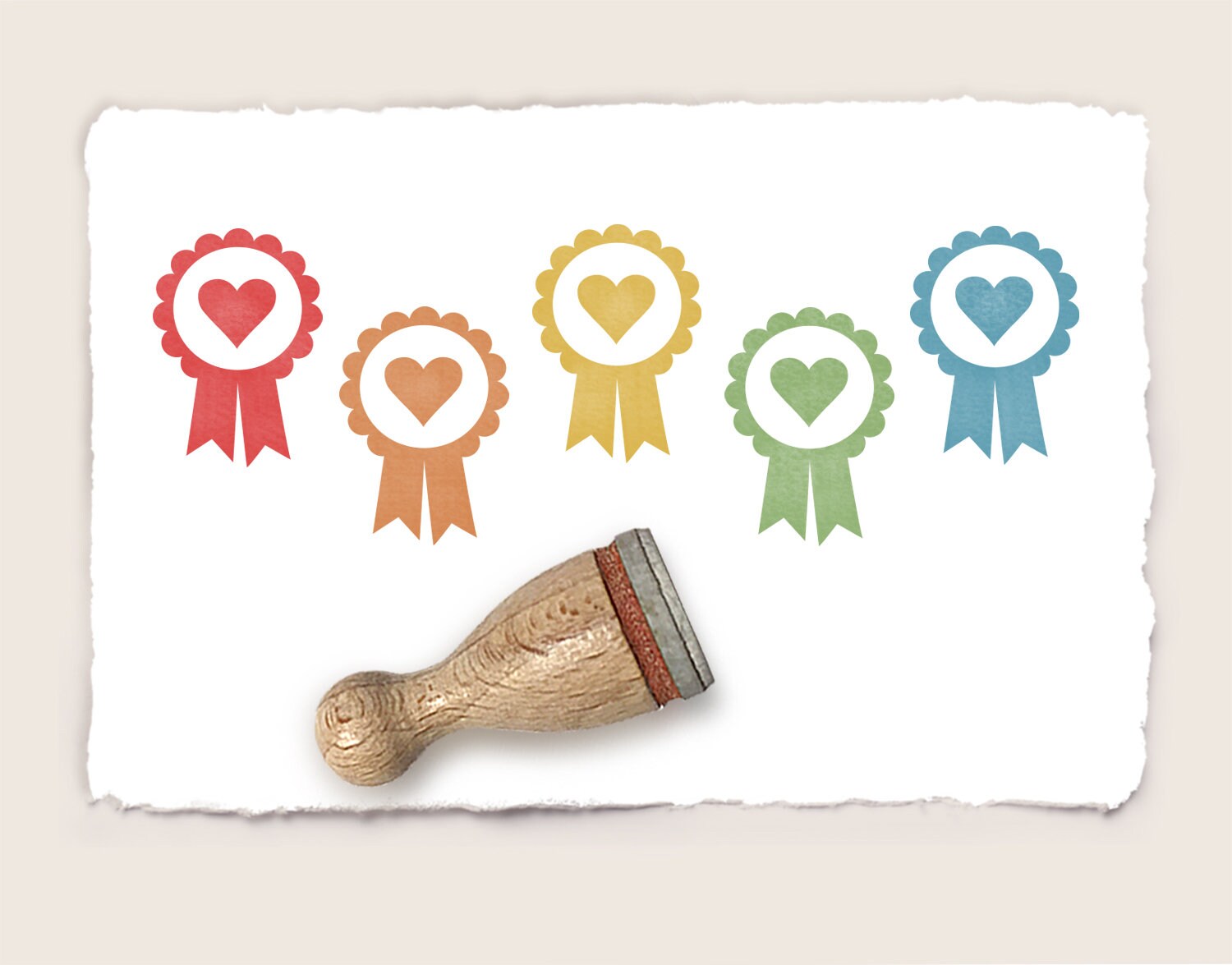 Mini Rubber Stamp AWARD RIBBON Ø 12 Mm / 0.47 Inch - Etsy