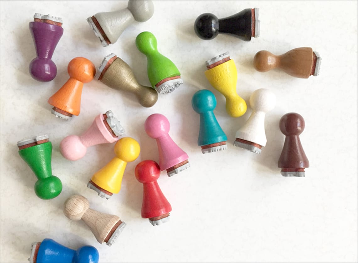 Personalisierter Ministempel mit NAME MOTIV 15 mm | Etsy