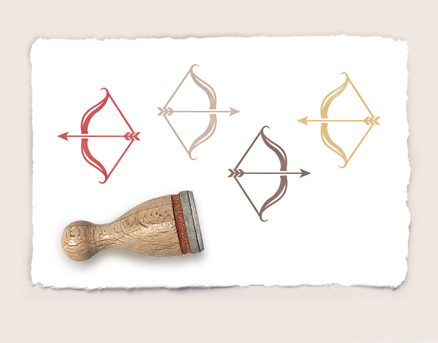 Bow And Arrow Stamp