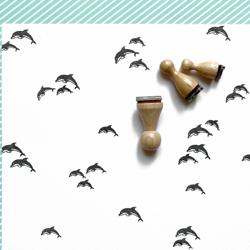 Ocean Mammal Stamp - Etsy UK