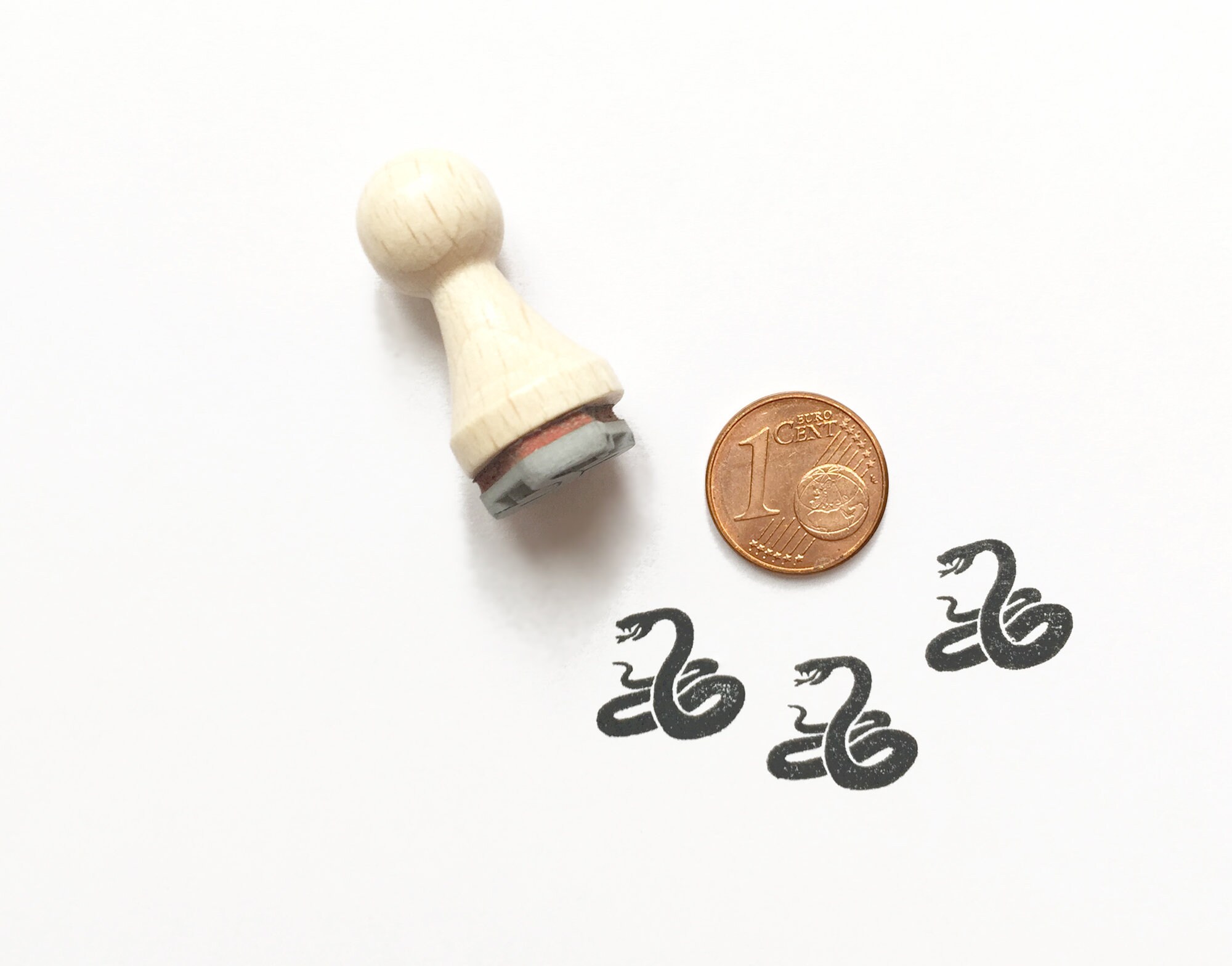 Stempel SCHLANGE Ø 15 mm Ministempel - Etsy.de