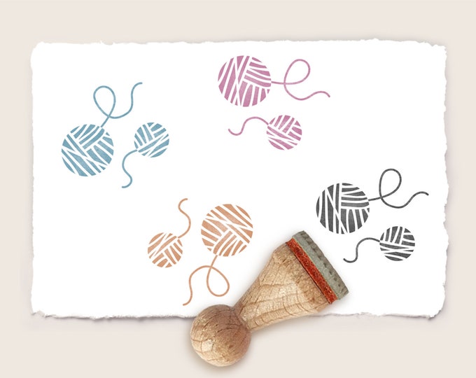 Yarn Stamp, Knitting Stamp, Crochet Stamp, Thread Stamp, Sewing Stamp ...