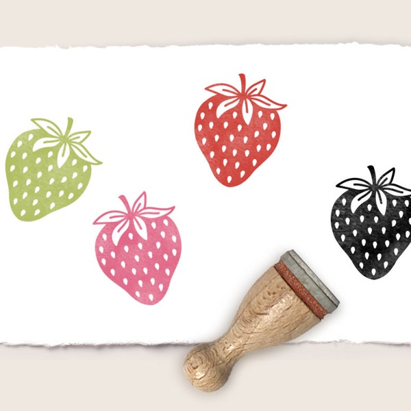 Strawberry Stamp - Etsy