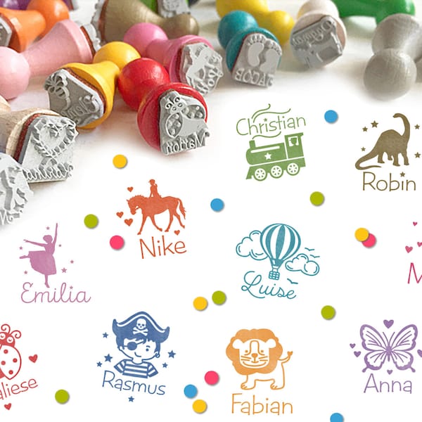 Kids Name Stamp - Etsy