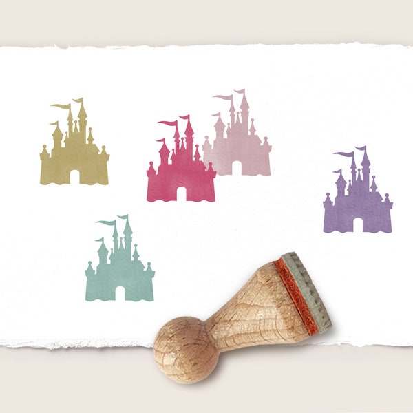Castle Rubber Stamp - Etsy