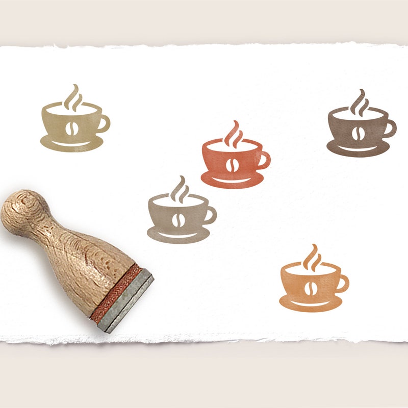 Coffee Cup Stamp - Etsy