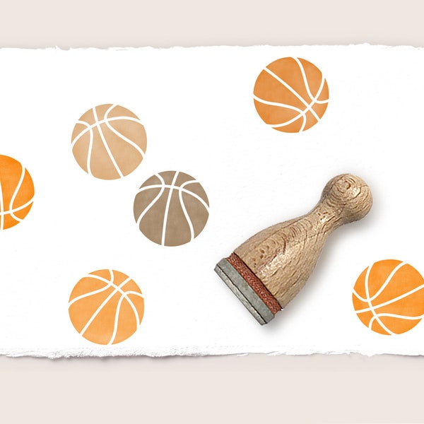 Basketball Stamp - Etsy
