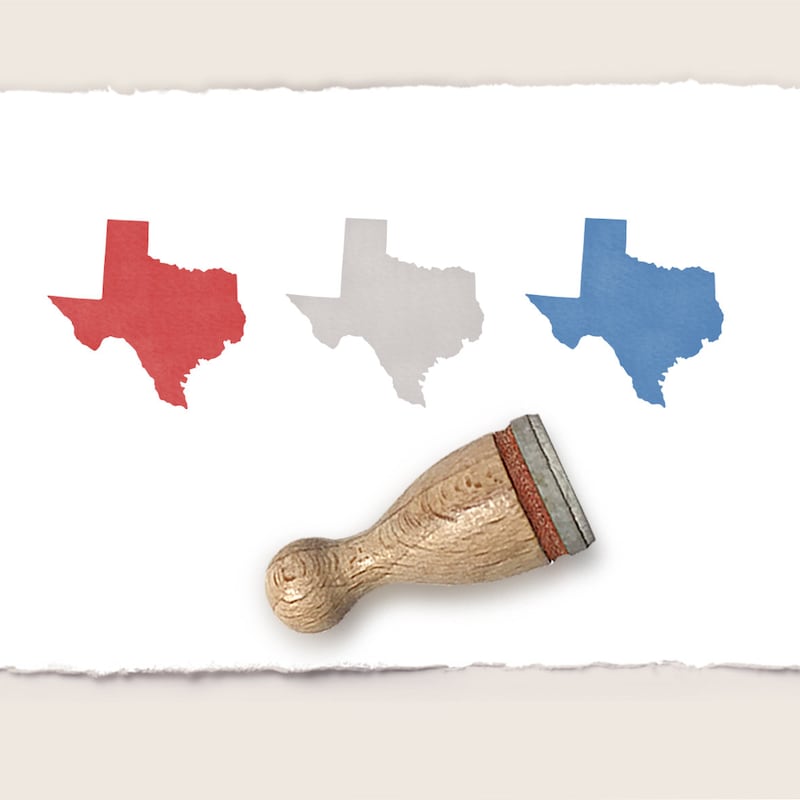 Texas Stamp - Etsy
